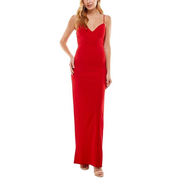 City Studios | Dresses | City Studios Juniors Seascuba Creep Gown Red ...